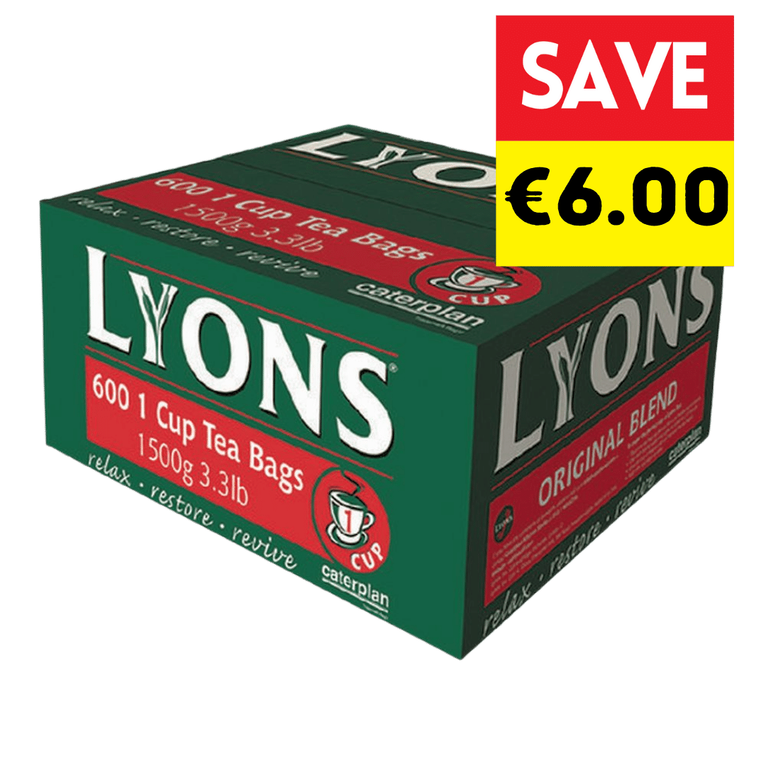 Lyons Original Blend 1 Cup 600 Tea Bags Lots For Less