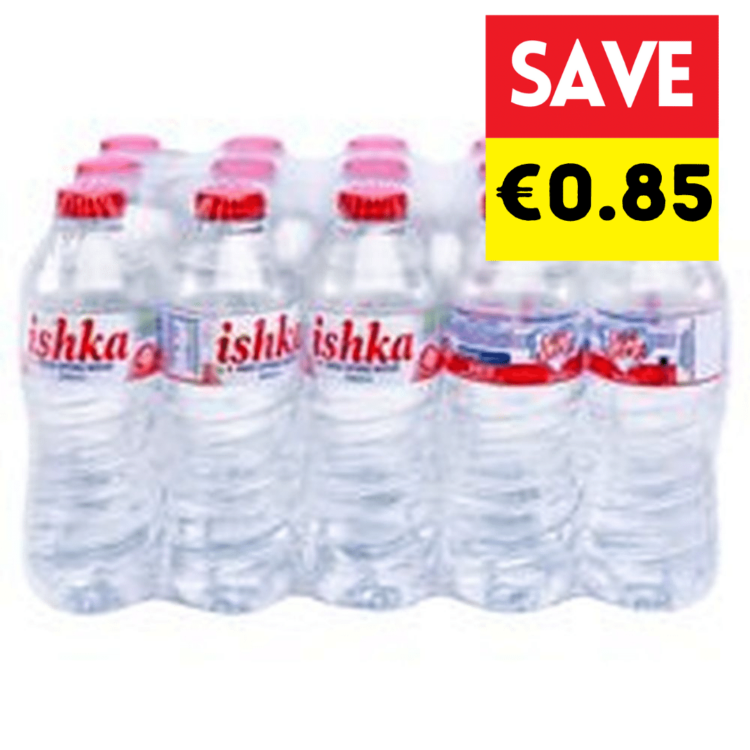 Ishka Spring Water Flat Cap 500ml 24 Pack – Lots For Less