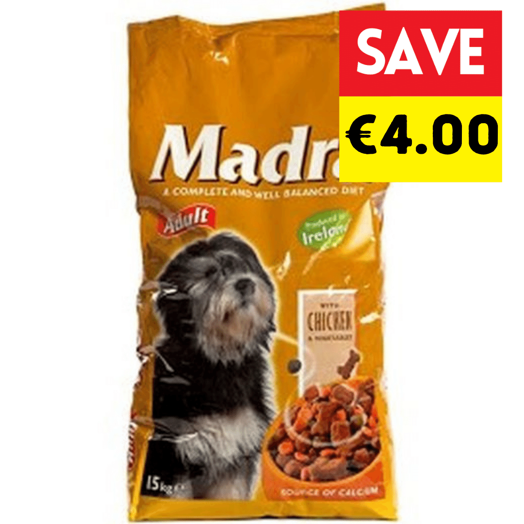 15kg Bag Madra Chicken Dog Food – Lots For Less